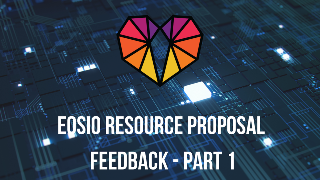 GenerEOS feedback on the proposed new EOS Resource Model - Part 1 - Genpool